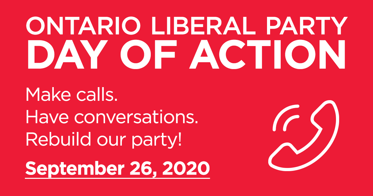 Day of Action–September 26th – Ontario Liberal Party