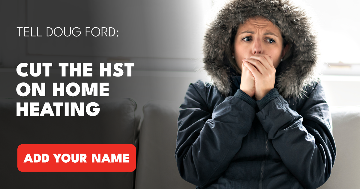Cut the HST on Home Heating – Ontario Liberal Party